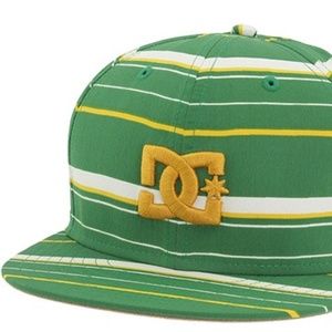 DC | Accessories | Dc Empire Green Stripe Hat | Poshmark